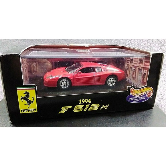 Ferrari | Toys | 994 Ferrari F512m Hot Wheels 143 Die Cast Vintage Red ...